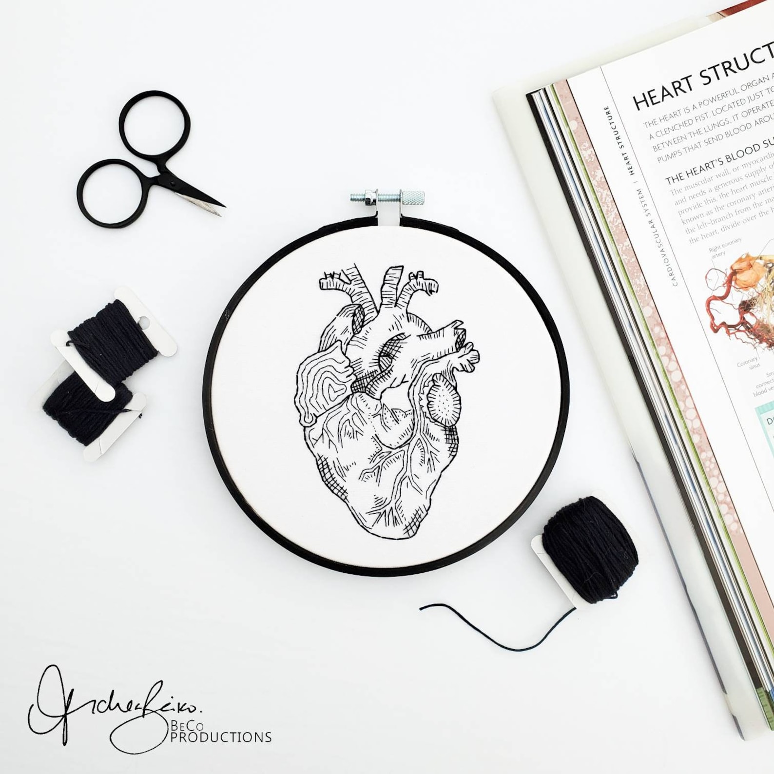Anatomy Embroidery Series BUNDLE - PDF Digital Download Embroidery ...