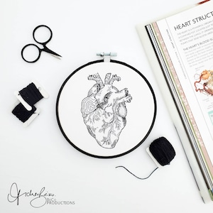 Anatomy Embroidery Series BUNDLE - PDF Digital Download Embroidery ...
