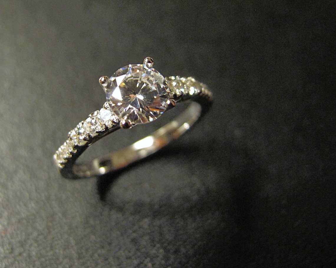 Classic Designer Inspired Engagement Ring Made to Order - Etsy