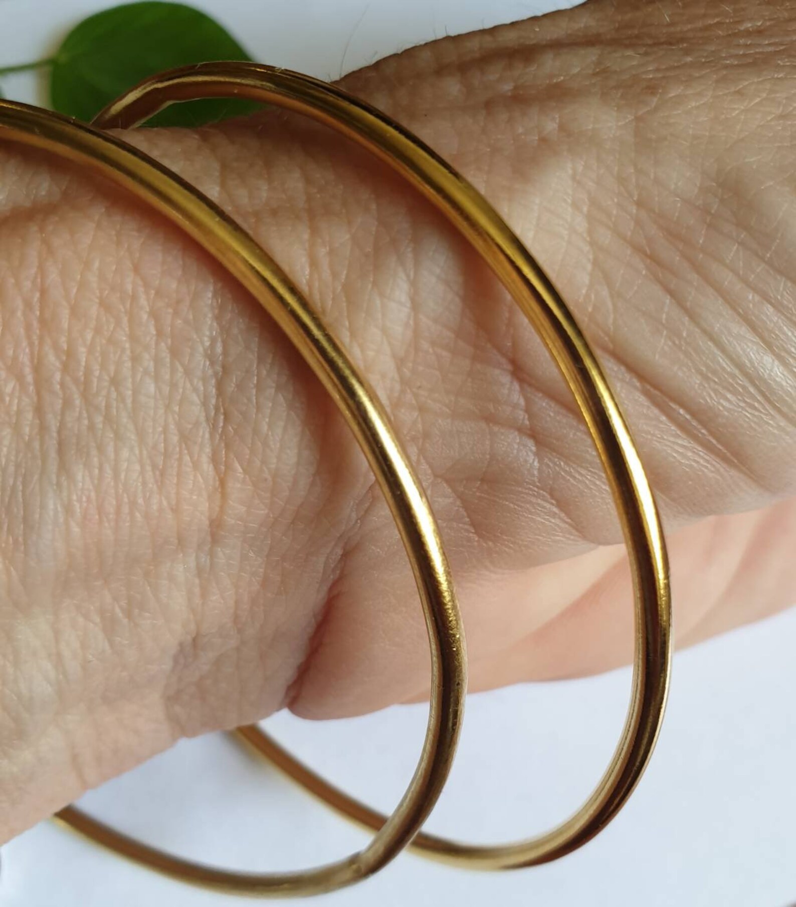 Bangle Bracelet Gold Bangle Bracelet for Women Gold - Etsy