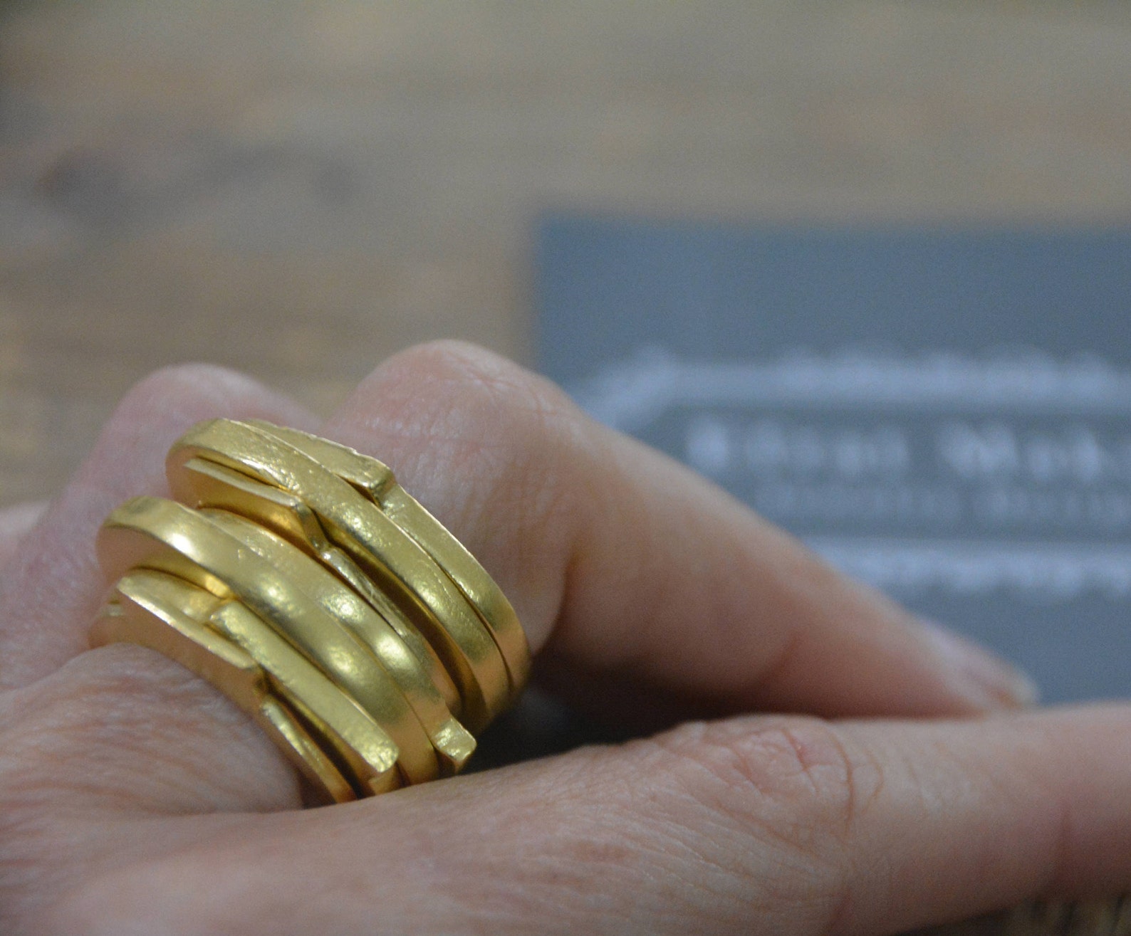 Stacking Rings Signet Rings Gold Signet Rings Women | Etsy