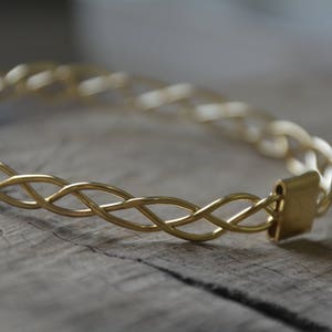 Gold Bangles 14k, Braided Bracelet, Bangle Bracelets, Gold Bracelet ...