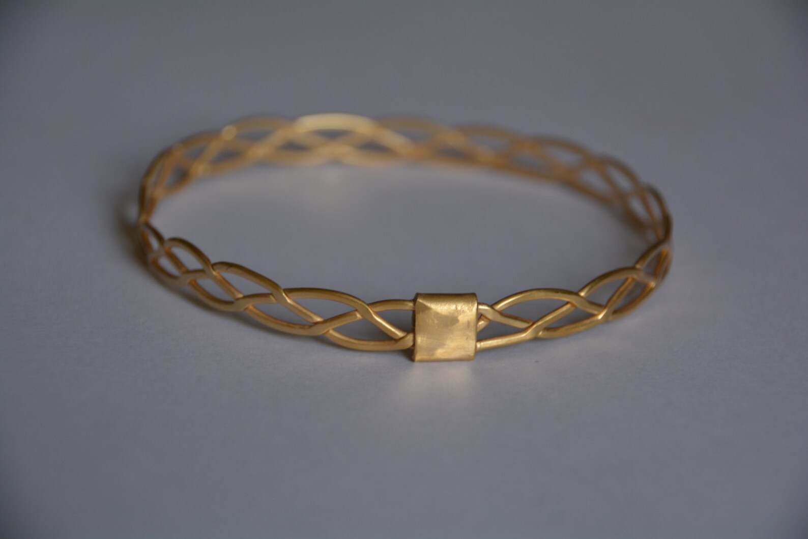 Gold Bangles 14k, Braided Bracelet, Bangle Bracelets, Gold Bracelet ...