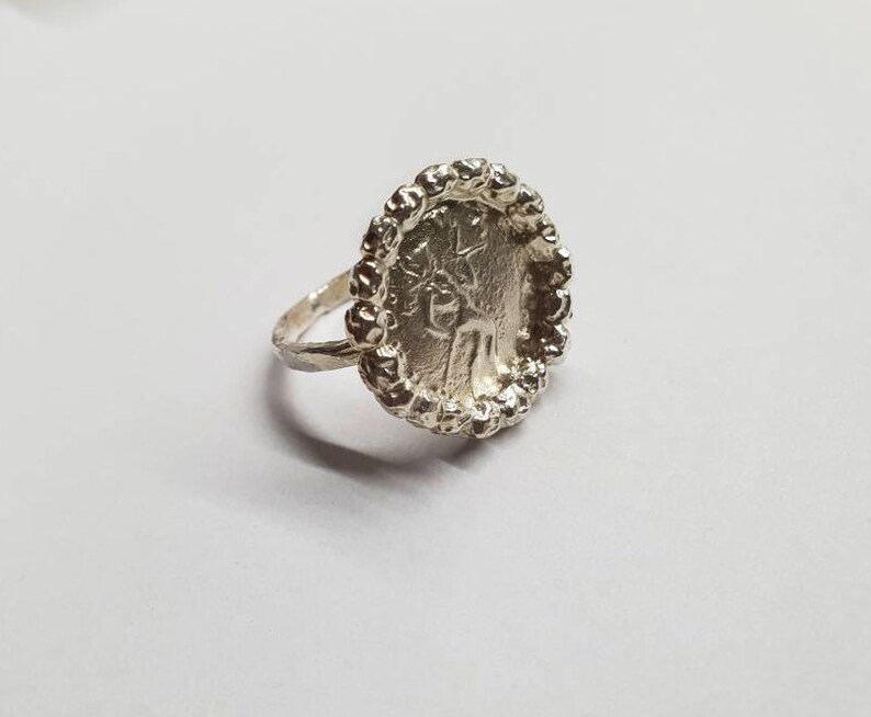 Coin Ring Women Antique Coin Ring Cocktail Ring Statement | Etsy