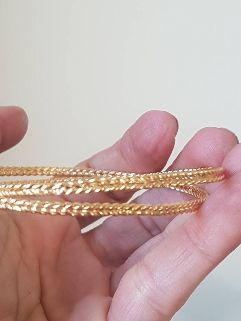 Gold Bangle Bracelet Braided Bangle Gold Braided Bracelet - Etsy Israel