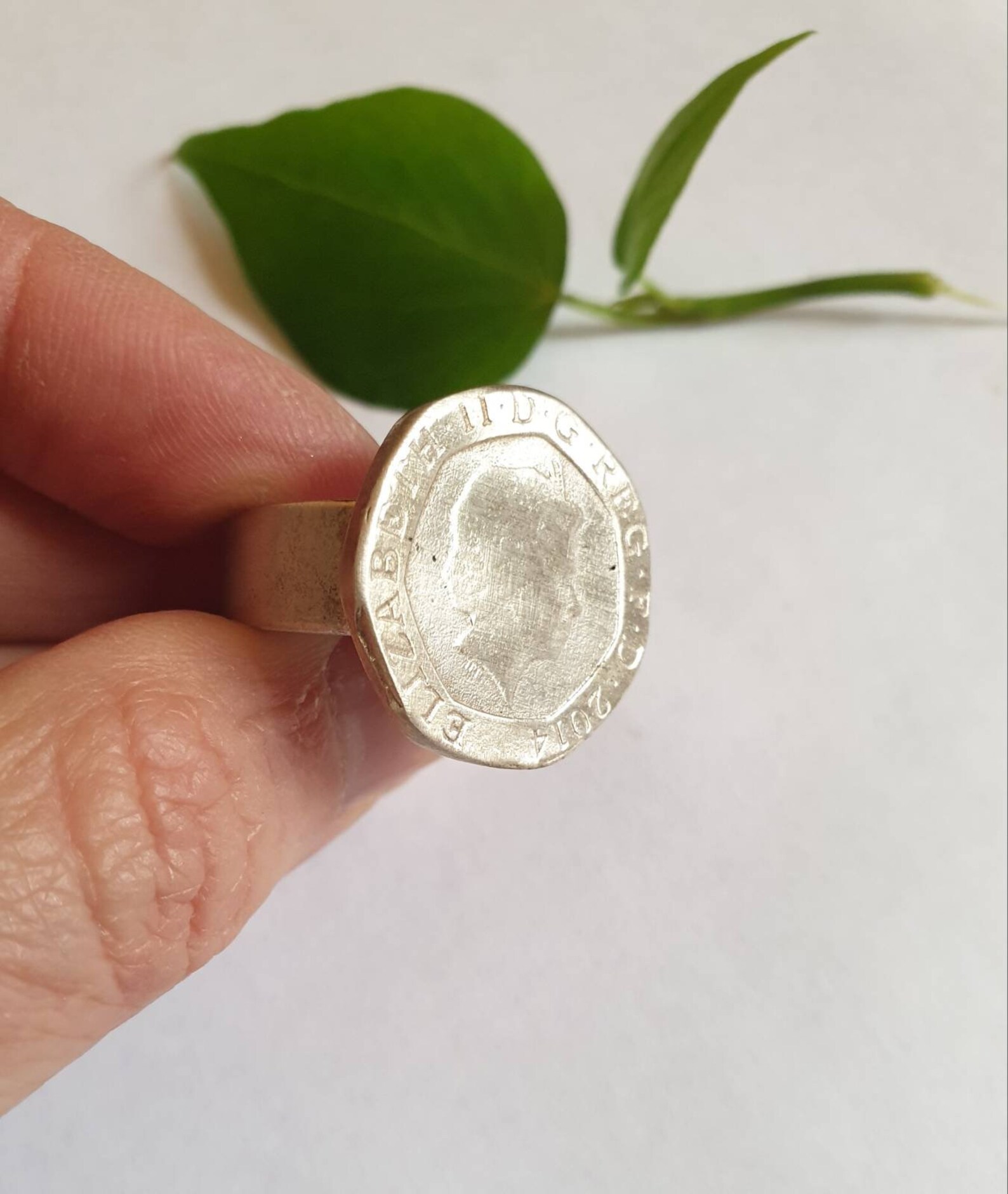 Signet Coin Ring Signet Ring Women Coin Signet Ring Silver - Etsy