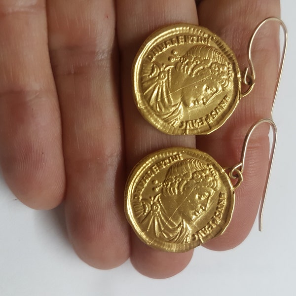 Dangle Coin Earrings - Etsy