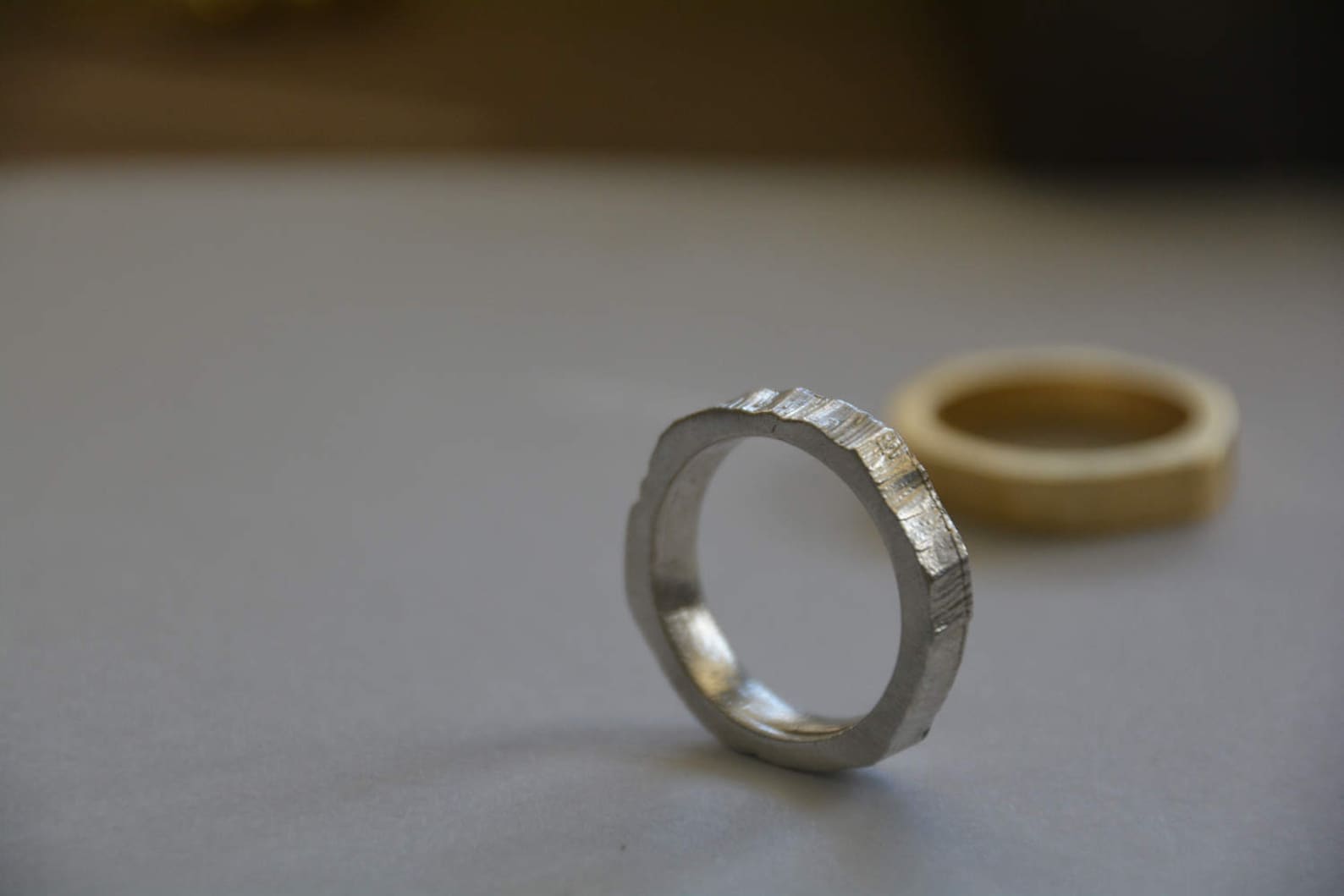 Silver Wedding Ring Men Mens Ring Simple Ring Band Unisex | Etsy