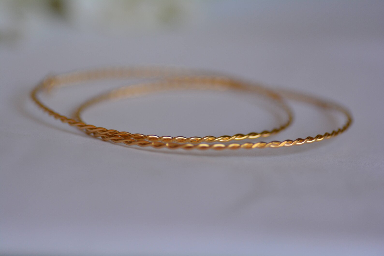 Gold Stacking Bracelets Twisted Bracelet Braided Bracelet | Etsy