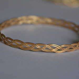 Gold Bangles 14k, Gold Bracelet, Gold Bangle Bracelets, Gold Braid ...