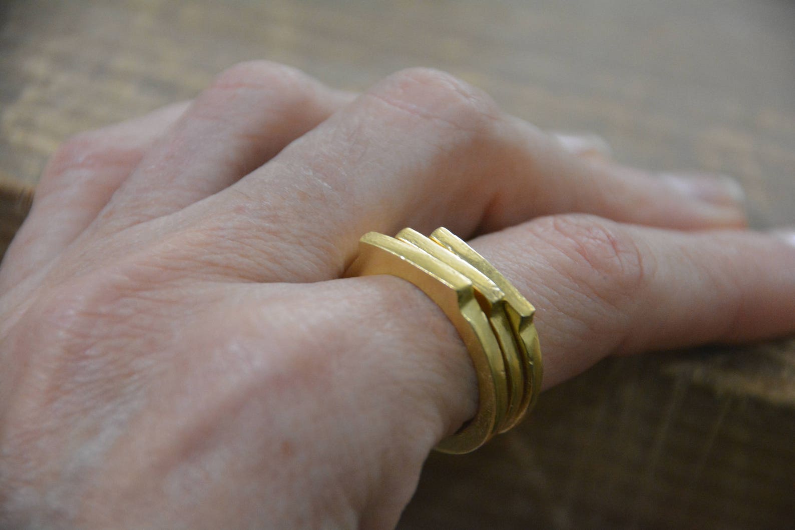 Stacking Thin Signet Rings Gold Signet Rings Women Stacking - Etsy