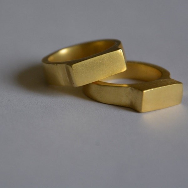 Rectangular Ring - Etsy