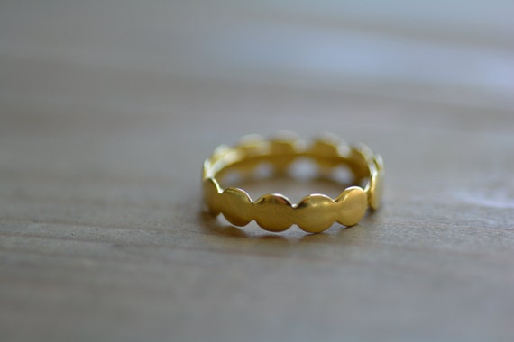 Solid Gold Ring Wedding Band Women Stackable Rings for - Etsy