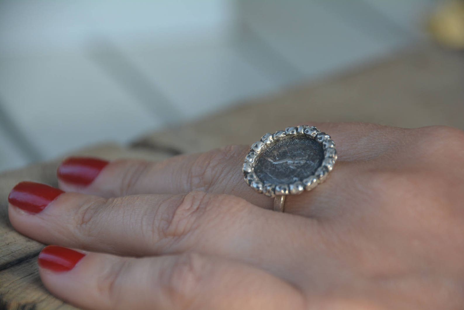 Coin Ring Women Antique Coin Ring Cocktail Ring Statement | Etsy