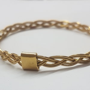 Gold Bangles 14k, Gold Bracelet, Gold Bangle Bracelets, Gold Braid ...