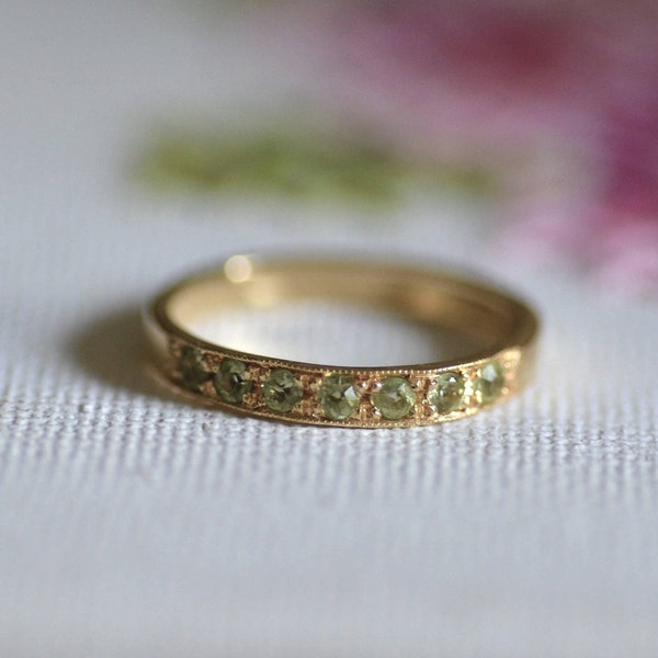 Peridot Ring - Etsy