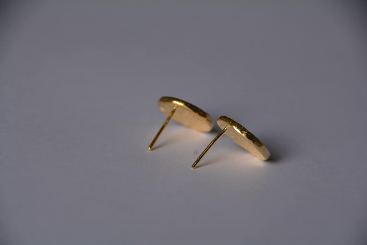 Coin Stud Earrings Tiny Gold Stud Earrings Gold Coin | Etsy