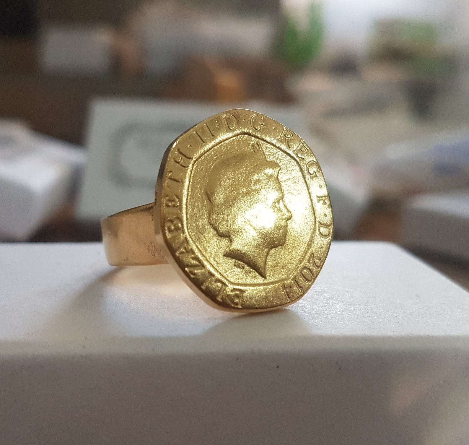Signet Coin Ring Signet Ring Women Coin Signet Ring Silver - Etsy