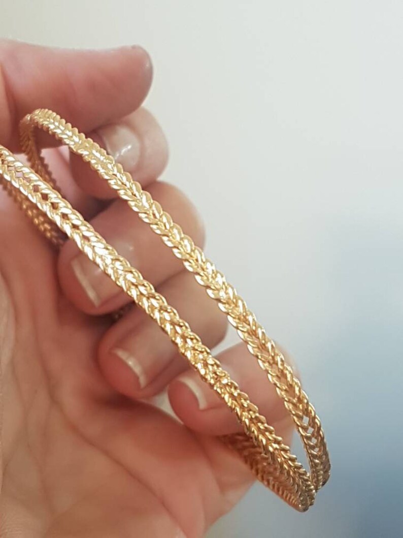 Gold Bangle Bracelet Braided Bangle Gold Braided Bracelet - Etsy Israel