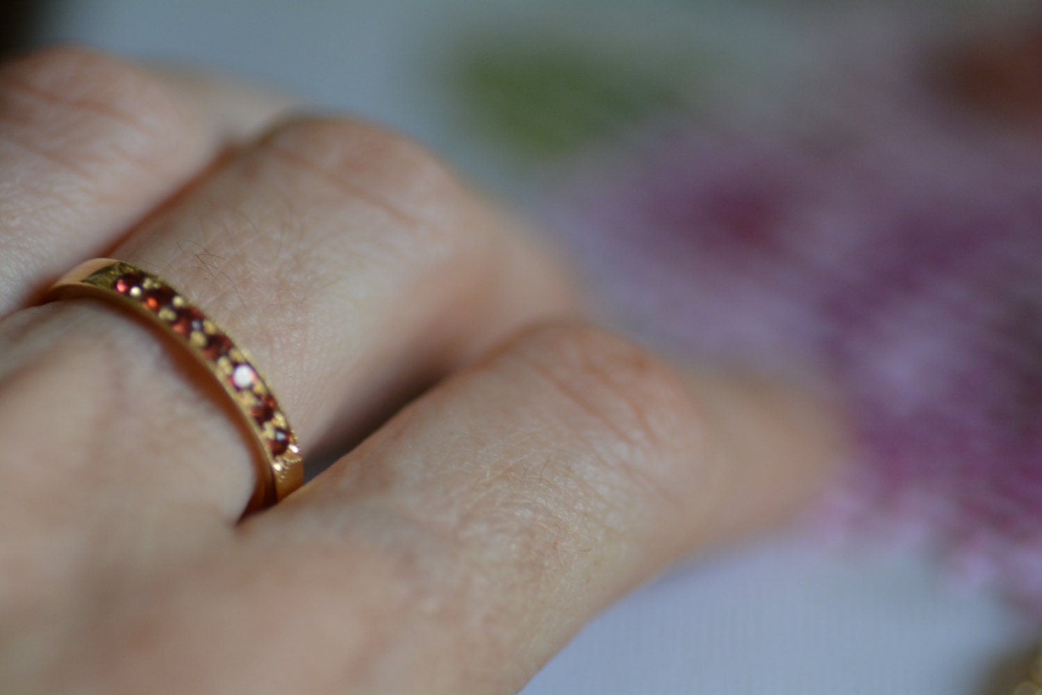 Stackable Gemstone Rings Birthstone Ring Mom Antique | Etsy