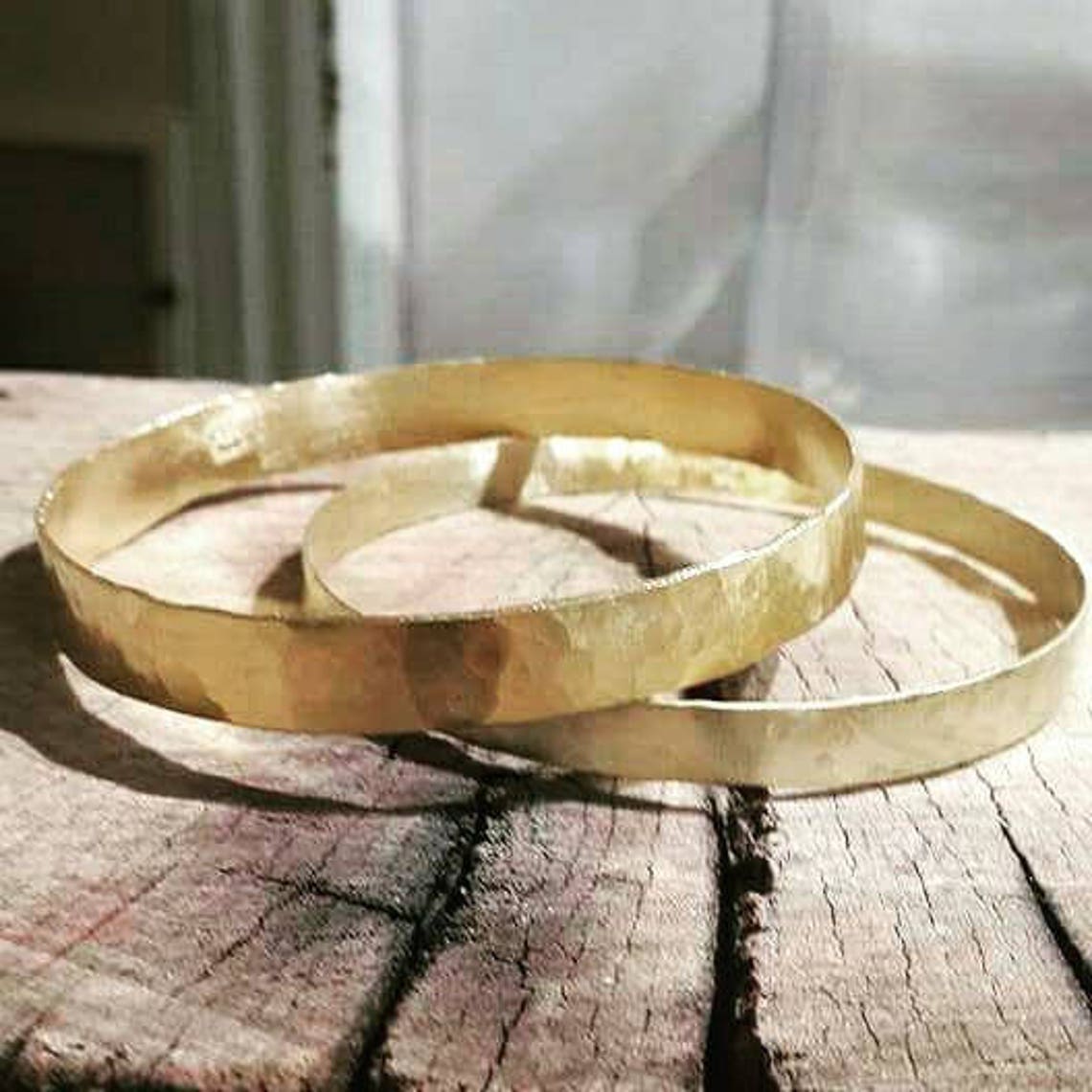 Gold Bangle Bracelet Stacking Gold Bracelets Wide Bangle - Etsy