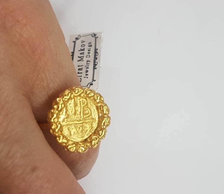 Gold Coin Ring Antique Coin Ring Old Coin Ring Antique | Etsy