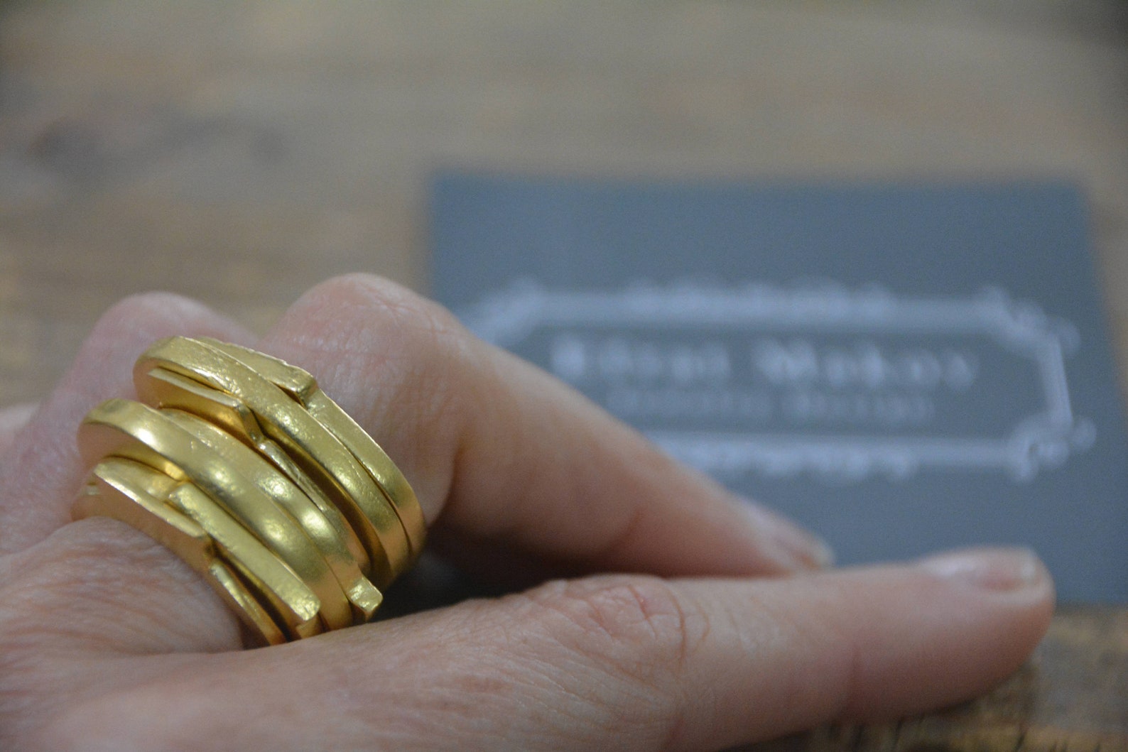 Stacking Thin Signet Rings Gold Signet Rings Women Stacking - Etsy