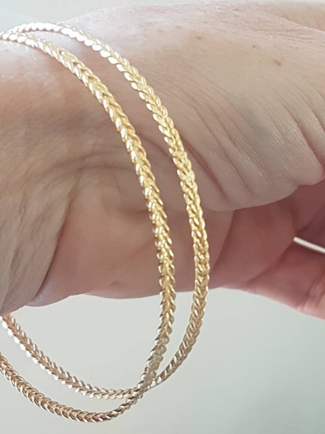 Gold Bangle Bracelet, Braided Bangle, Gold Braided Bracelet, Gold ...