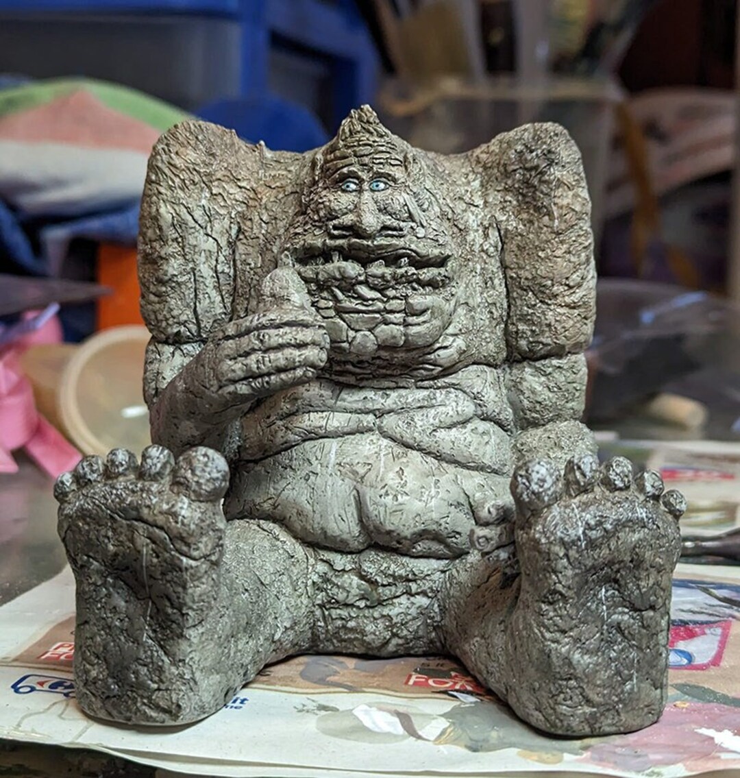 Rockbiter the Neverending Story Falkor Atreyu Sculpture Clay - Etsy