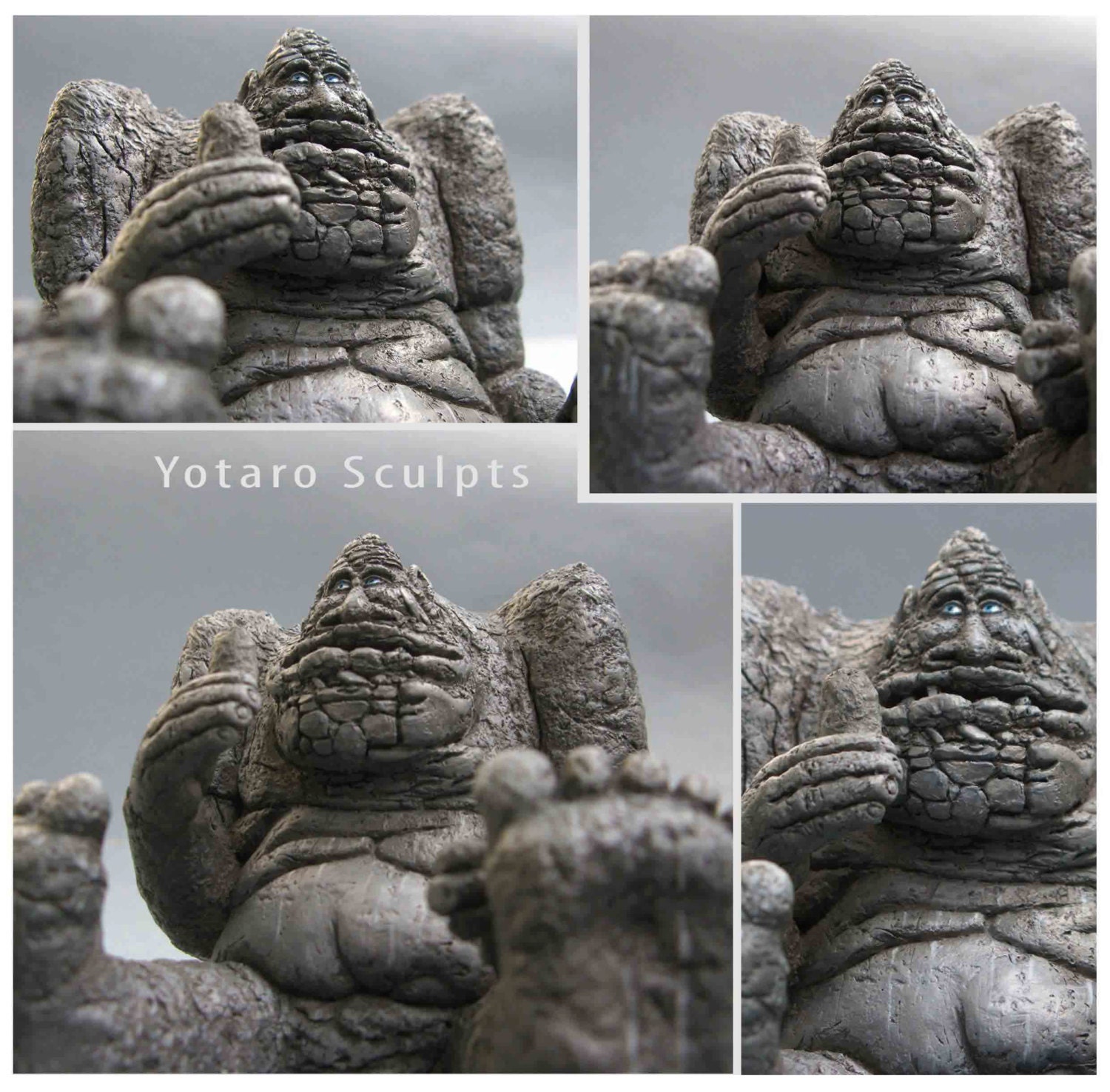 Rockbiter the Neverending Story Falkor Atreyu Sculpture Clay - Etsy