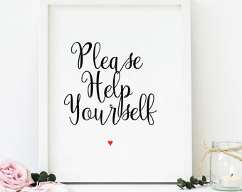 Please Help Yourself | Etsy
