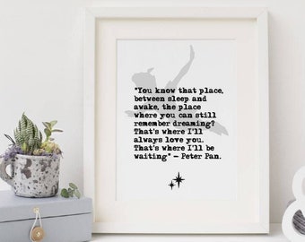 Peter Pan Print | Etsy