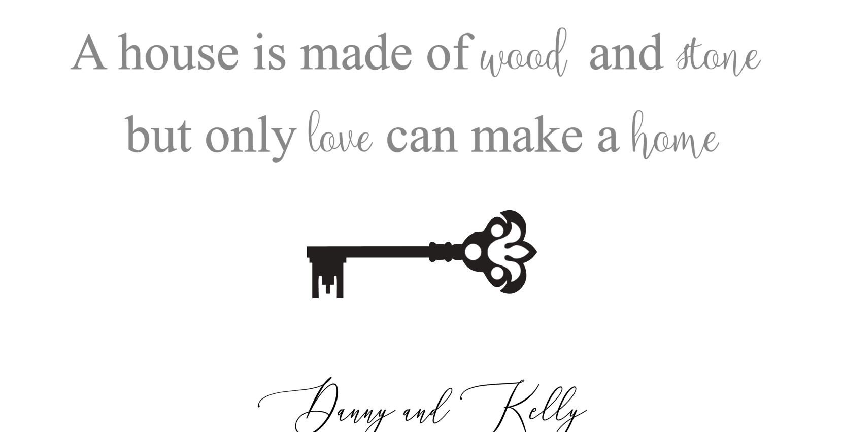 First Home Gift House warming Gift First Home Quote Our | Etsy