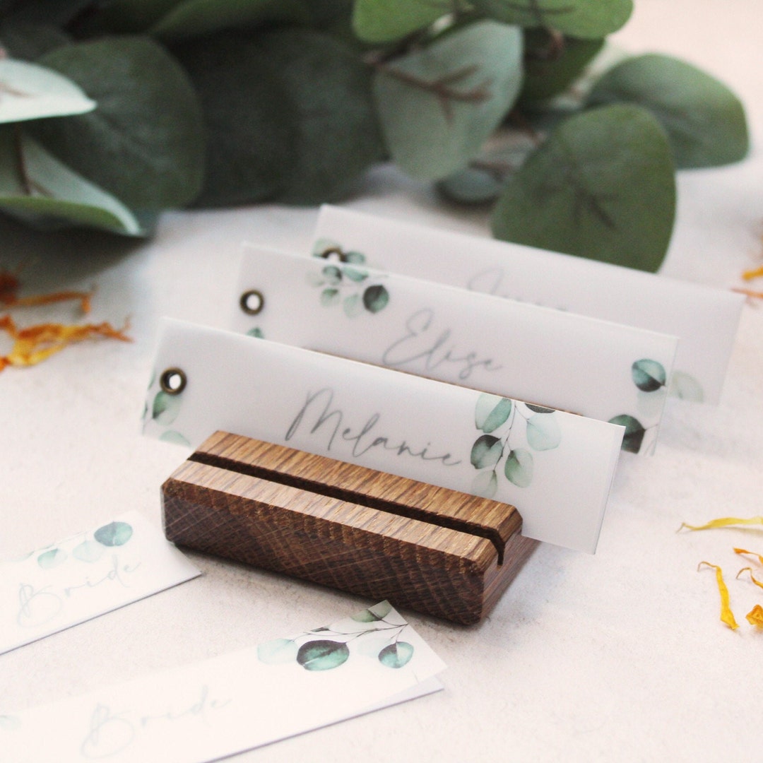 Wedding Table Place Name Cards Personalised Unique Escort Cards Seating ...