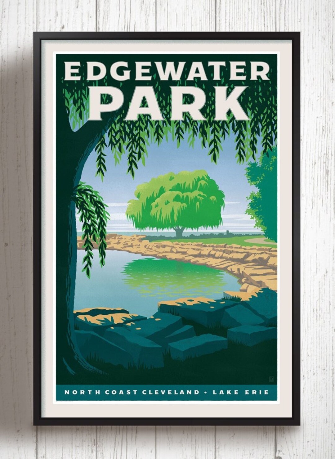 Edgewater Park Giclee Print Unframed - Etsy