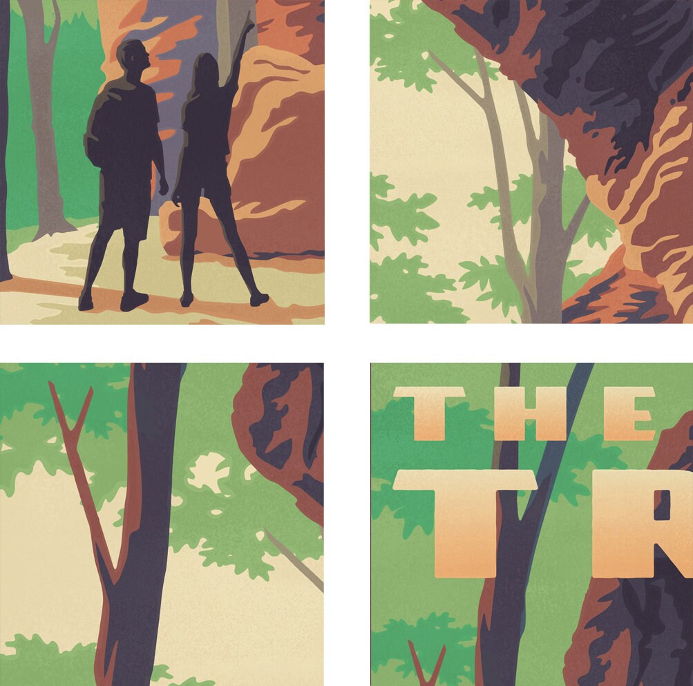 The CVNP Ledges Trail Giclee Print Unframed - Etsy