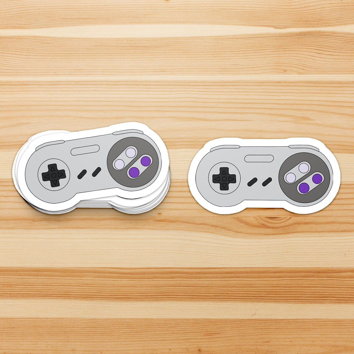 Super Nintendo Controller Sticker Old School Gamer Sticker | Etsy