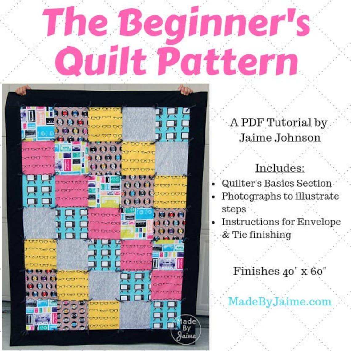 Beginner's Quilt Pattern - Etsy