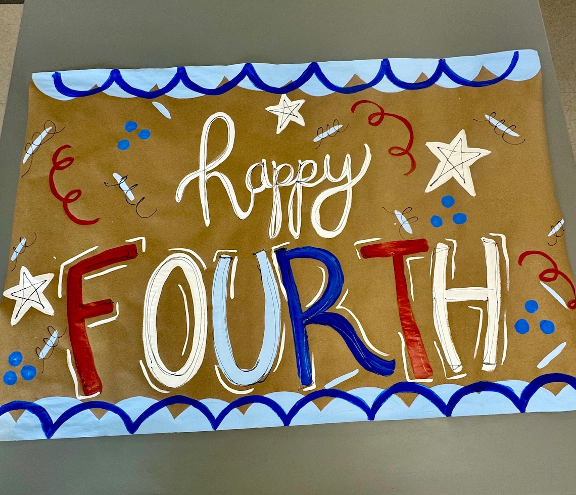 Custom Banner Hand Painted Butcher Paper Banner - Etsy