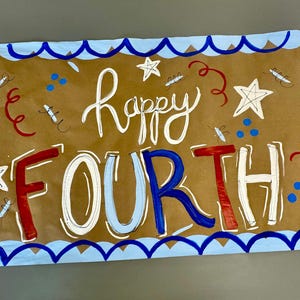 Custom Banner Hand Painted Butcher Paper Banner - Etsy