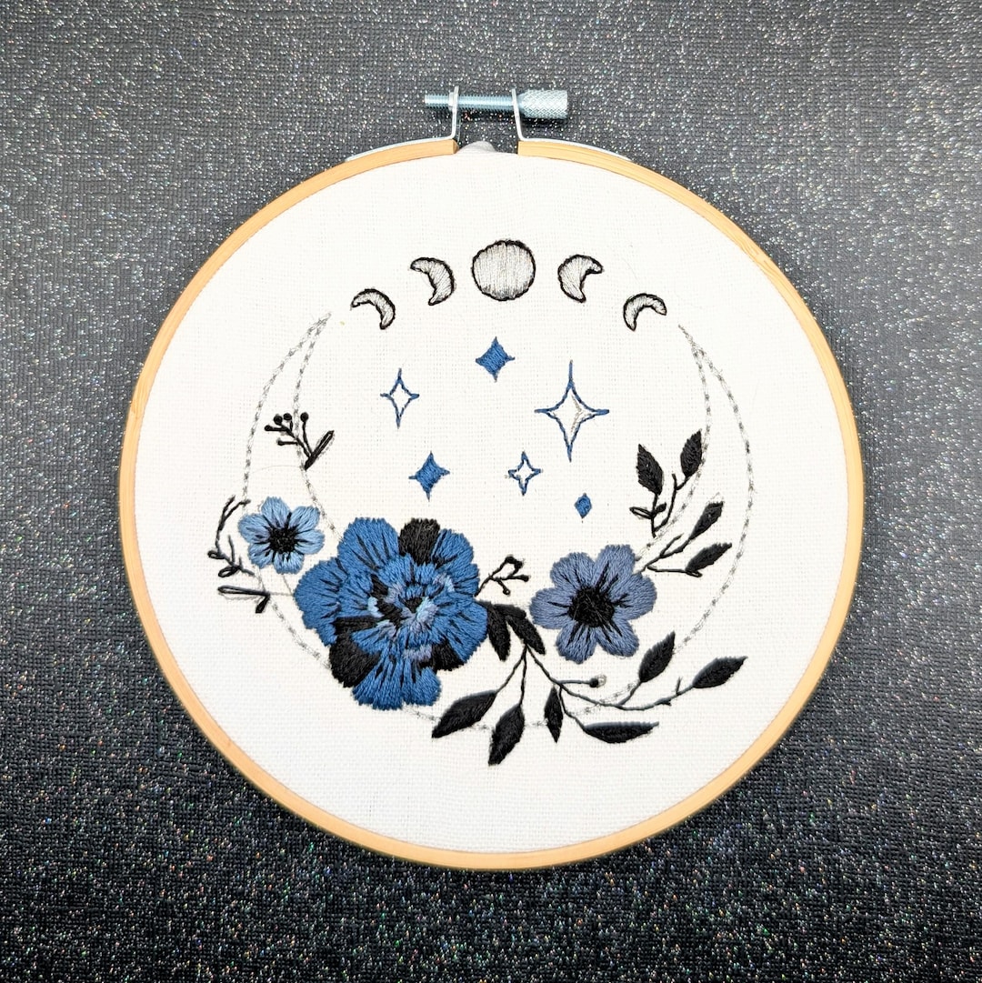Blue Moon Embroidery - Etsy