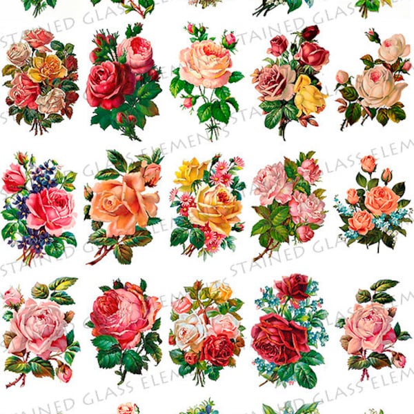 Victorian Roses - Etsy