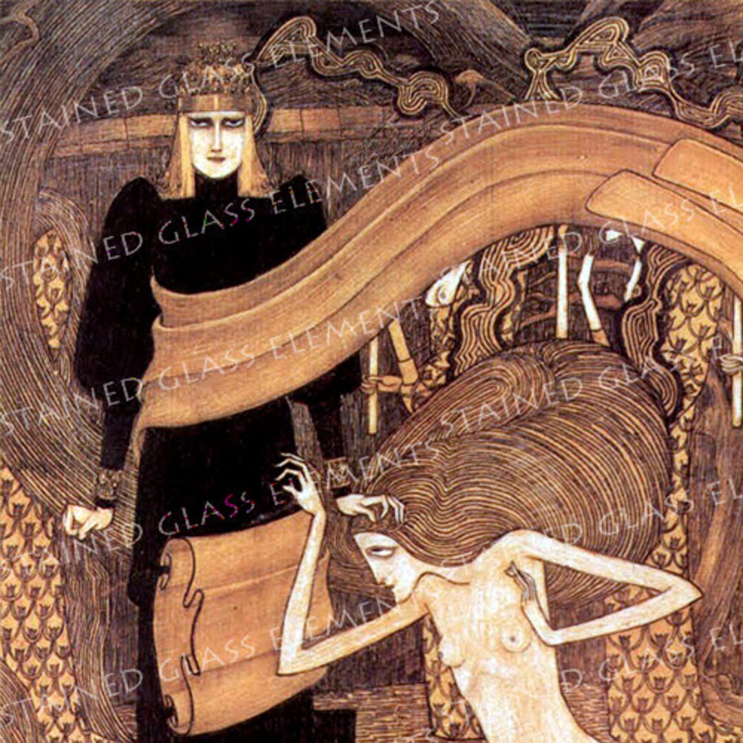 Decals Fusible, Symbolism, Fusible Decals, Jan Toorop Ceramic Decals ...