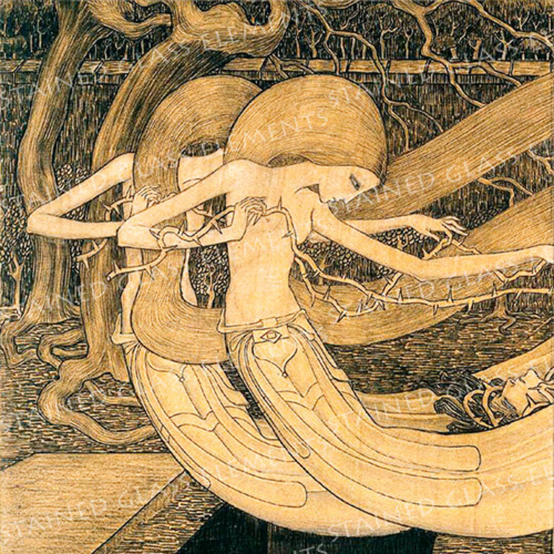 Decals Fusible, Symbolism, Fusible Decals, Jan Toorop Ceramic Decals ...