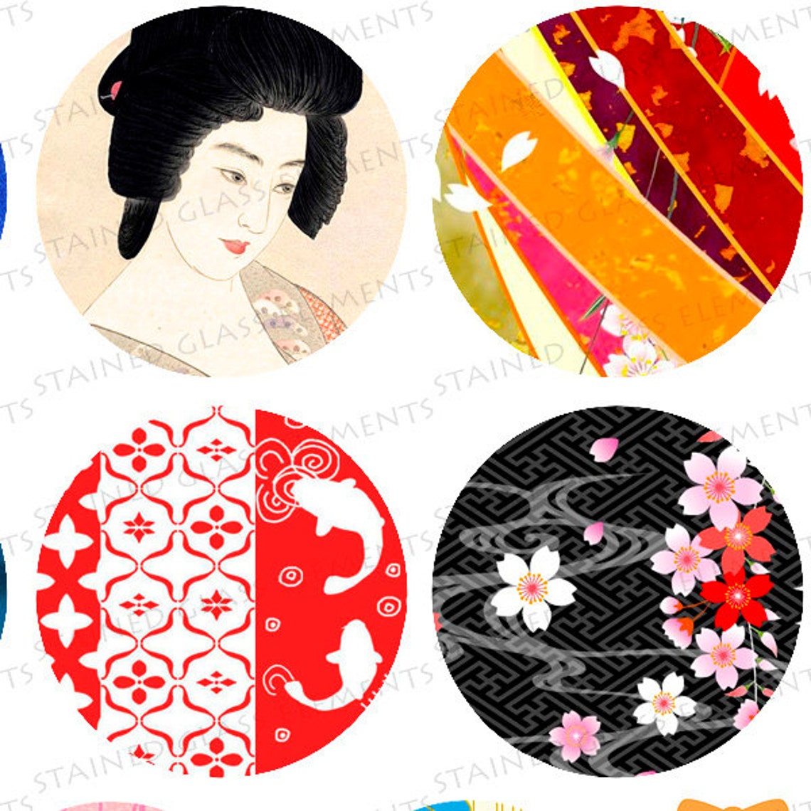 Japan Ceramic Decals Japanese Ceramic Decals Decals Sheet | Etsy