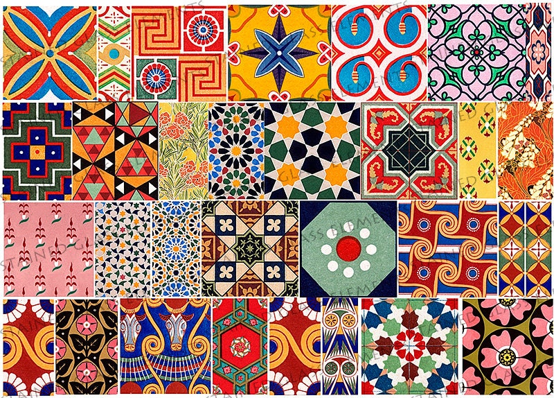 Ceramic Decals Motifs Ornaments Patterns Geometry Ceramic Decals 