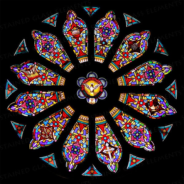 Stained Glass Window Film - Etsy