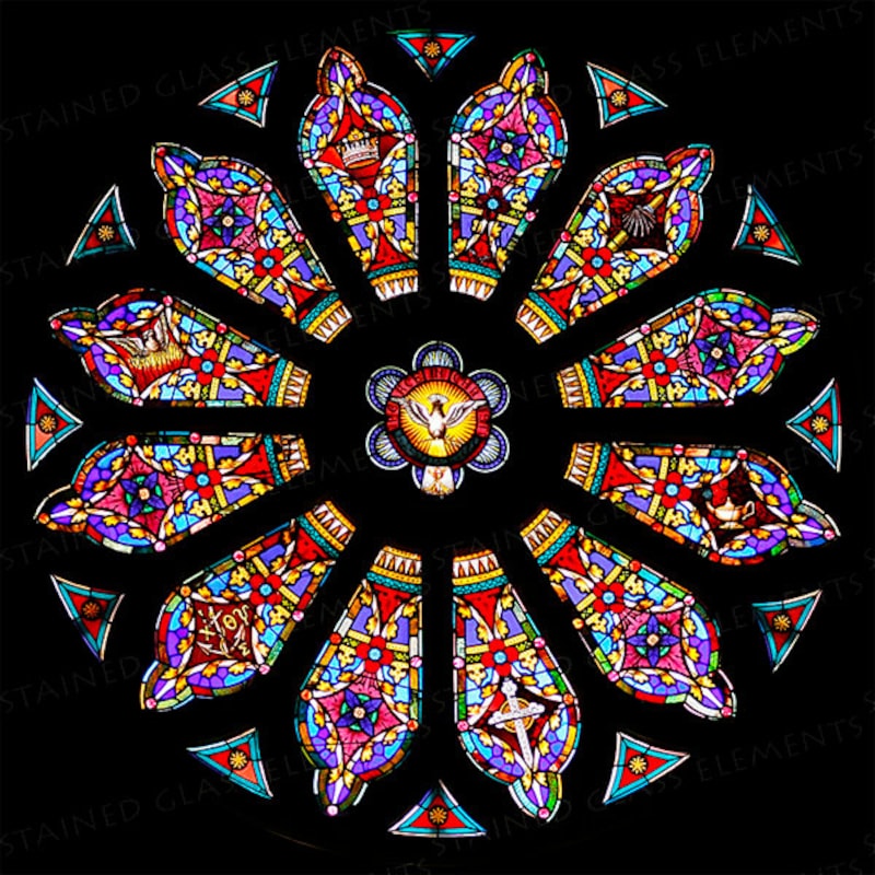 Rose Window - Etsy