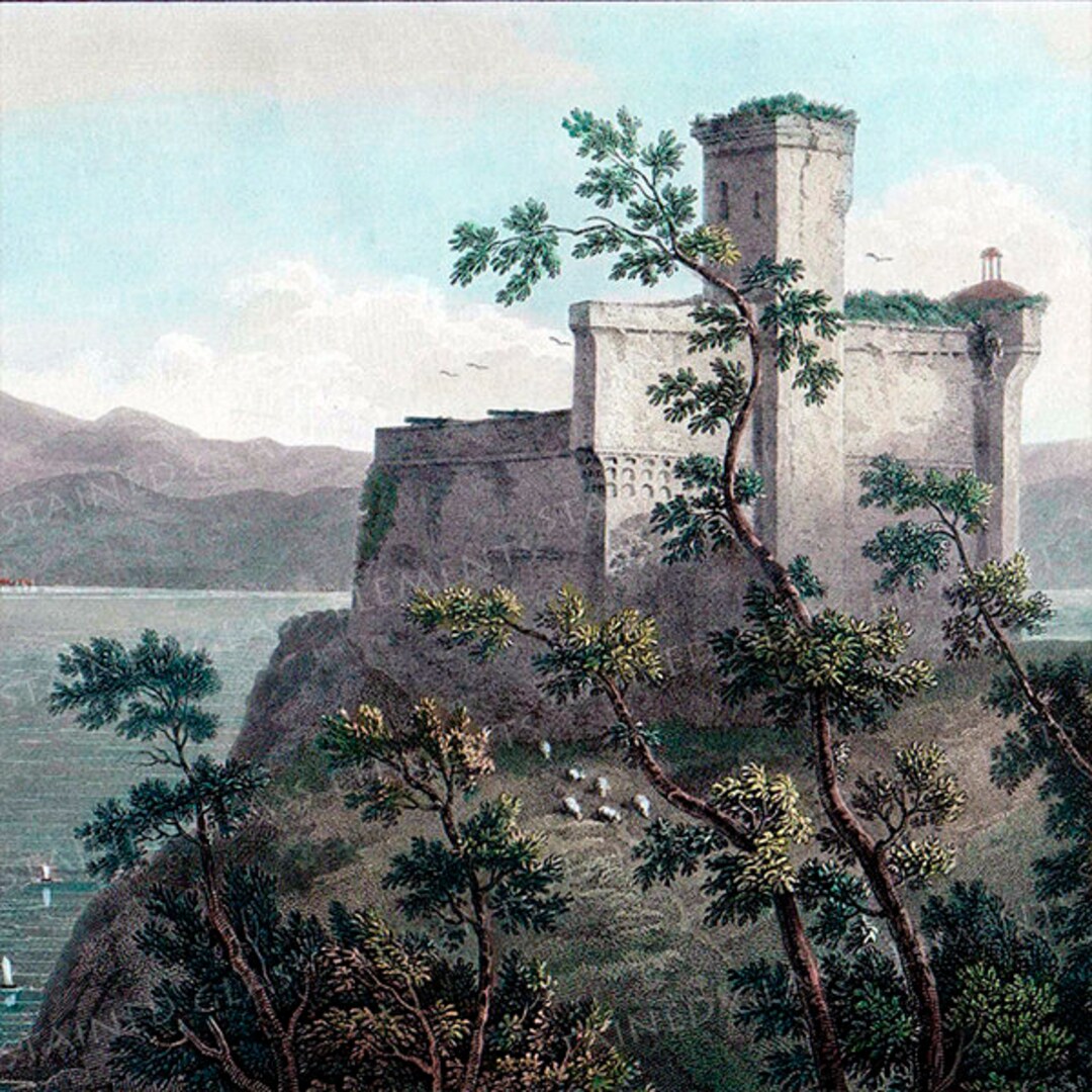 Castle Ceramic Decal, Architecture Decals, Old Castle, Castle Ceramic ...