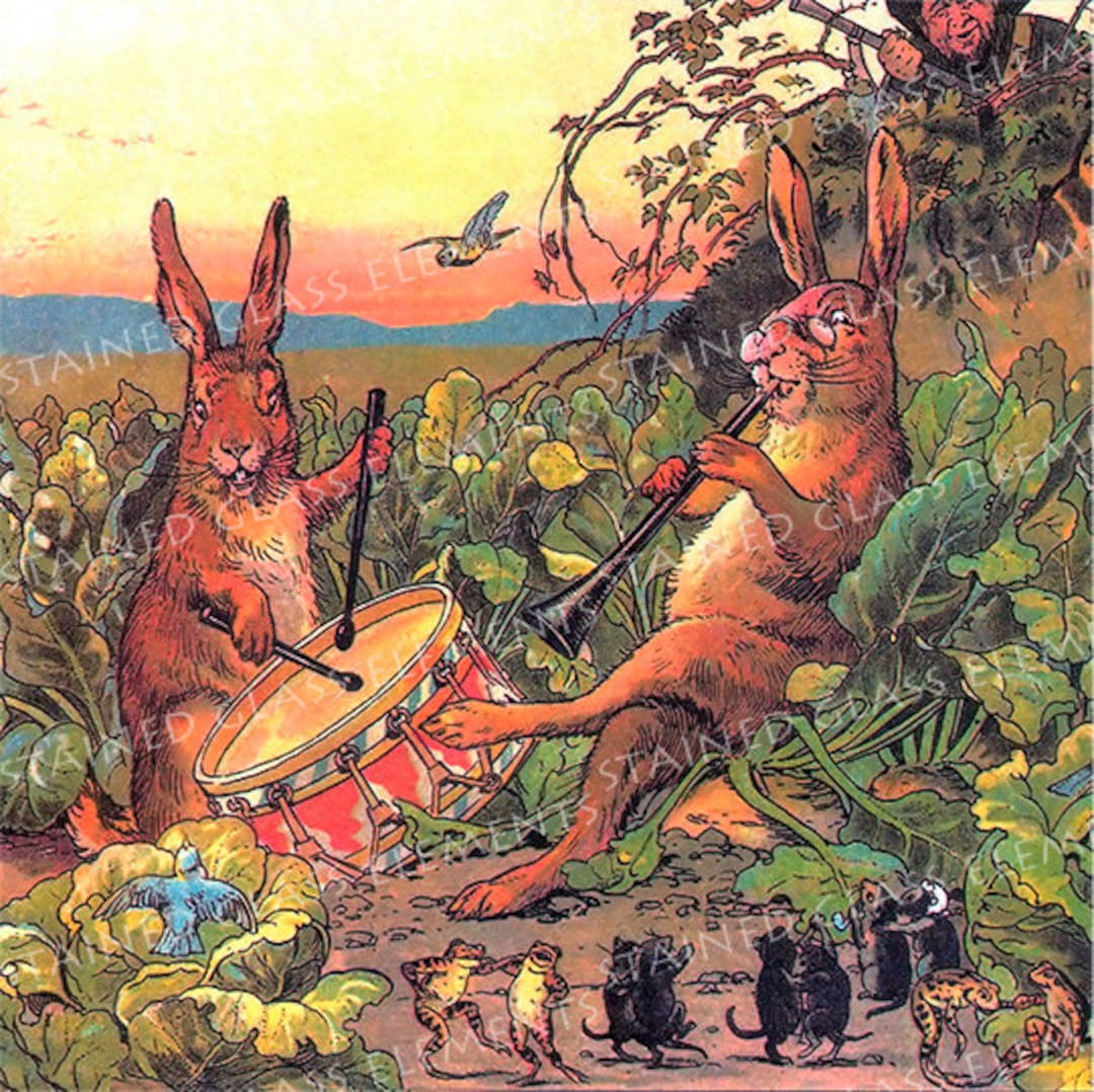 Hare Ceramic Decal, Hares, Ceramic Decal, Size 10 X 10cm (3.94 X 3.94 ...